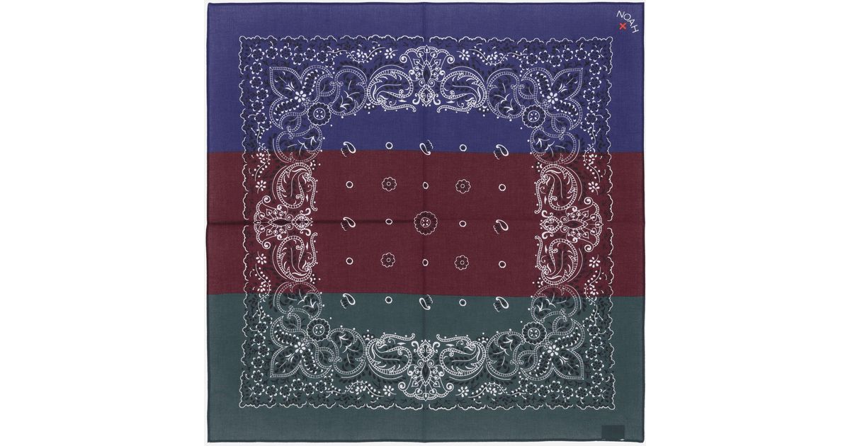 Noah Tri-Color Bandana in Blue for Men | Lyst