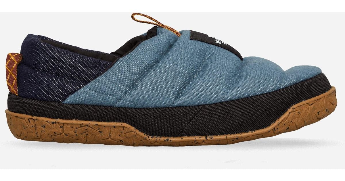 The North Face Nuptse Denim Mules Light Denim in Blue for Men | Lyst