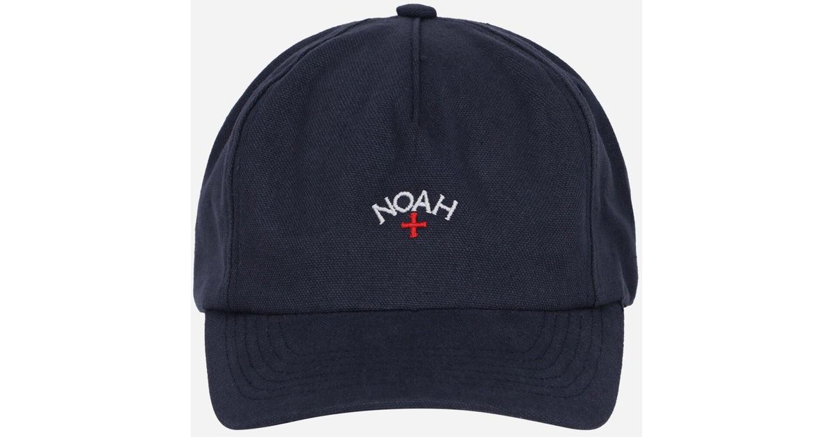 Noah Core Logo 6-Panel Cap in Blue for Men | Lyst