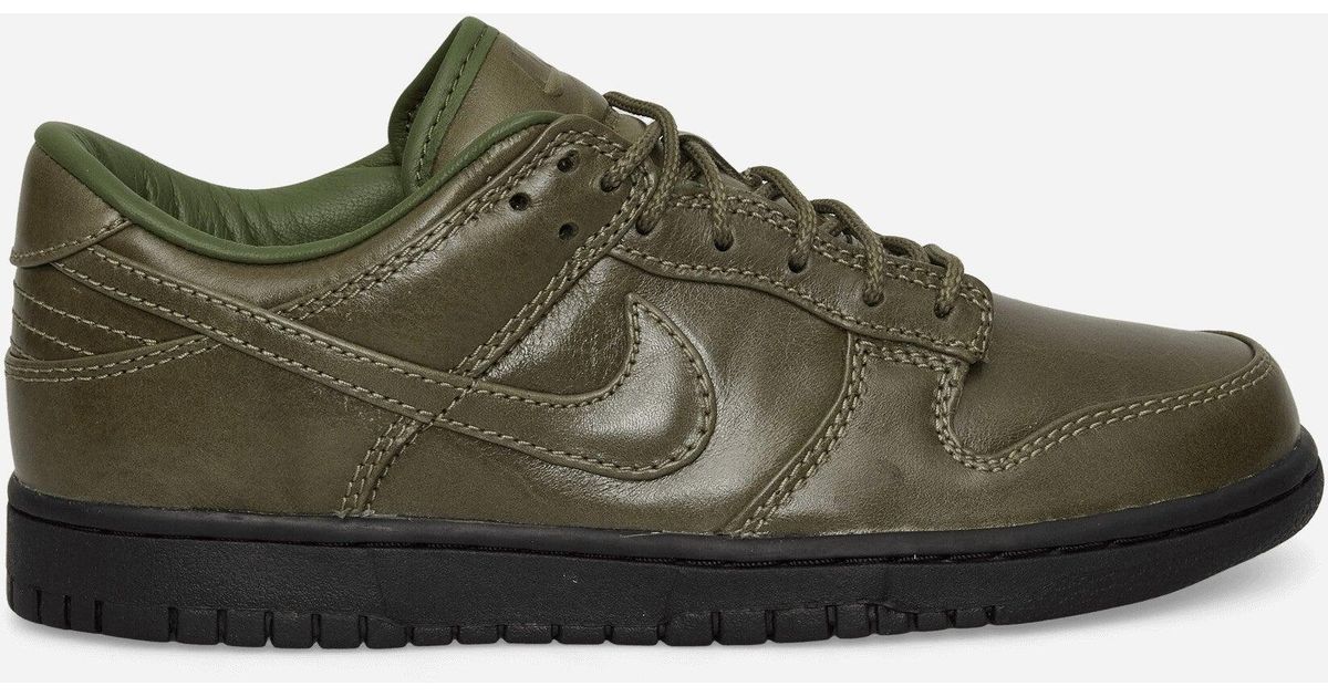 Nike Dunk Low Premium Sneakers Army Olive in Green for Men | Lyst UK
