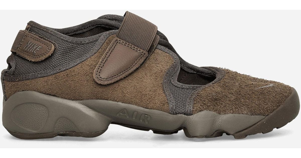 Nike Women S Air Rift Sandals Ironstone in Brown | Lyst