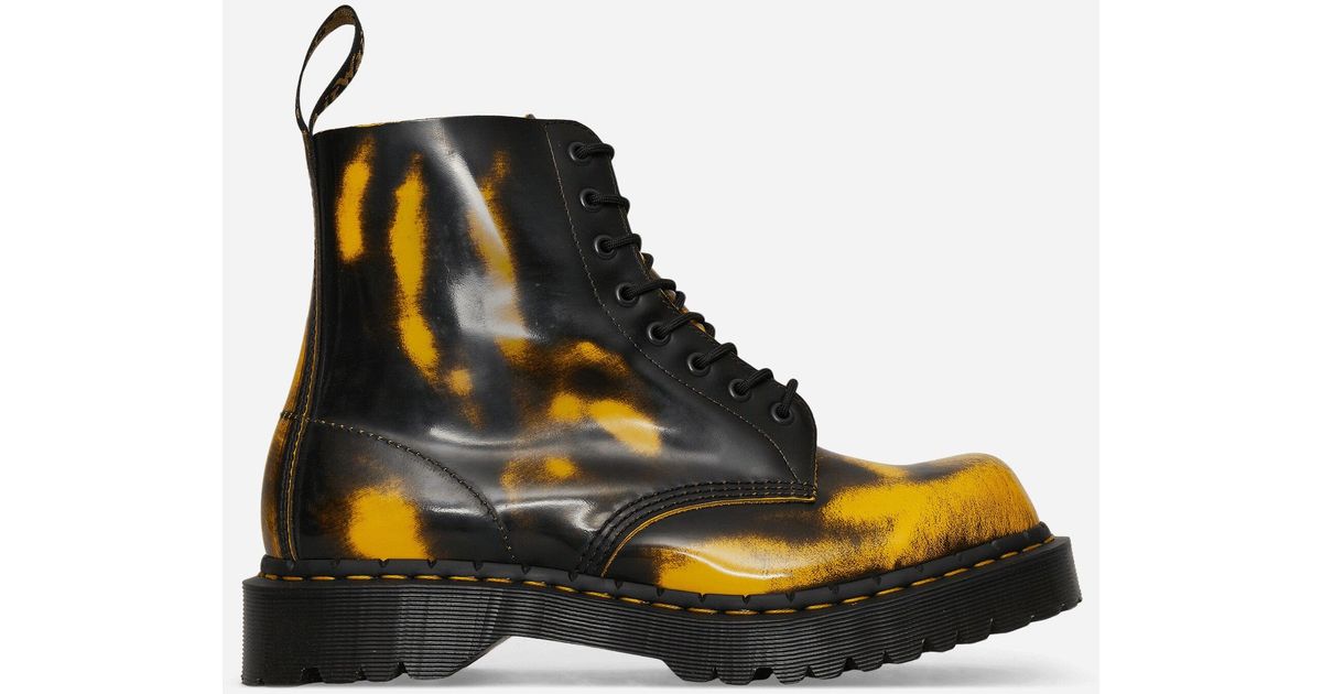 Dr. Martens 1460 Pascal Bex Rub Off Lux Boots Black / for Men | Lyst UK