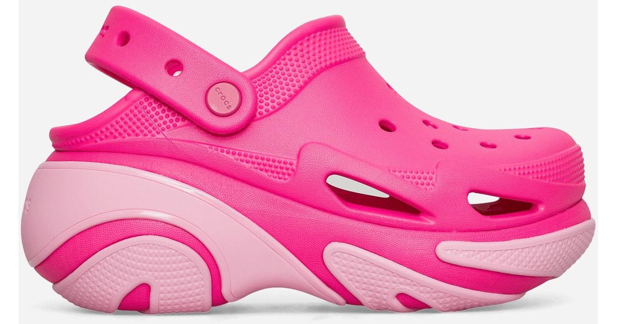 Crocs™ S Bubble Crush Clogs Crush in Pink | Lyst