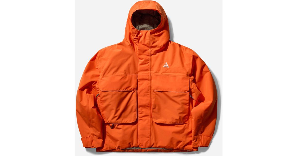 Nike S Acg Primaloft Skull Peak Storm-Fit Jacket Safety in Orange for ...