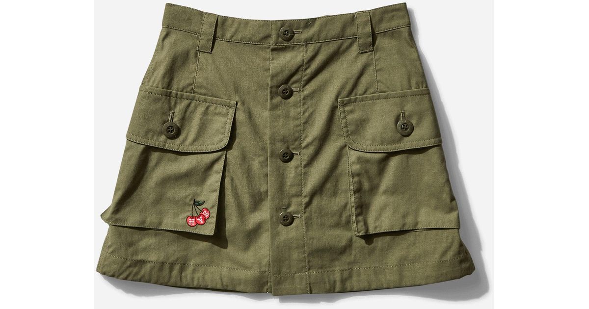Hysteric Glamour Women S Military Skirt Khaki in Green | Lyst UK