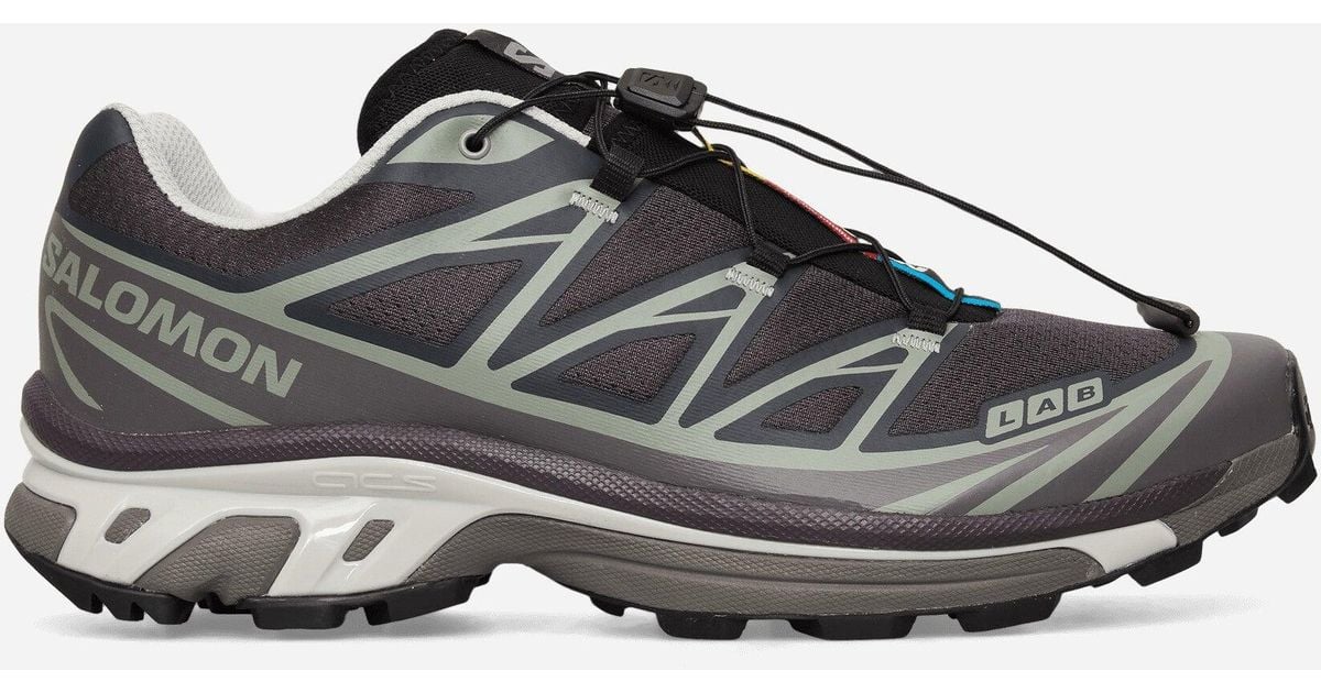 Salomon Xt-6 Sneakers Nine Iron / Excalibur / Plum Perfect in Black for ...