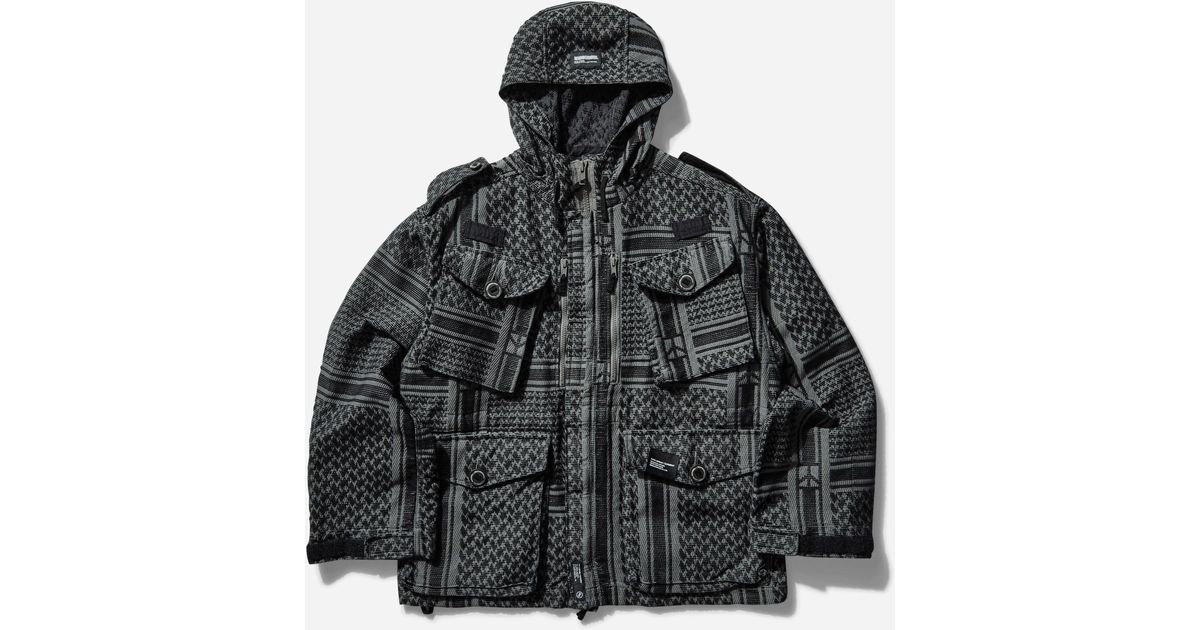 Neighborhood Men S Jq Shemagh Smock Jacket in Black for Men | Lyst UK