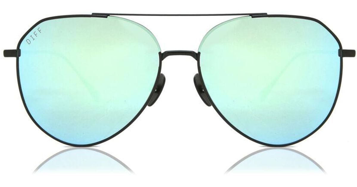 DIFF Dash Polarized Matte+ Mirror Polarized Lens in Green | Lyst UK