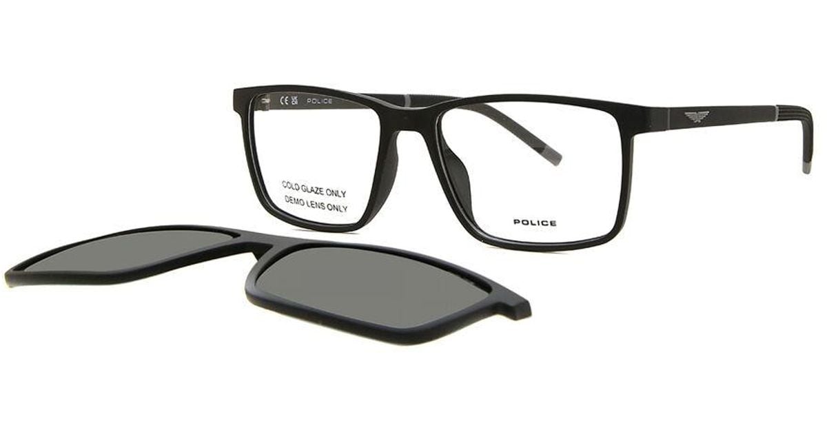 Police Upll74 Solstice Lite 1 With Clip-On U28P in Black for Men | Lyst UK