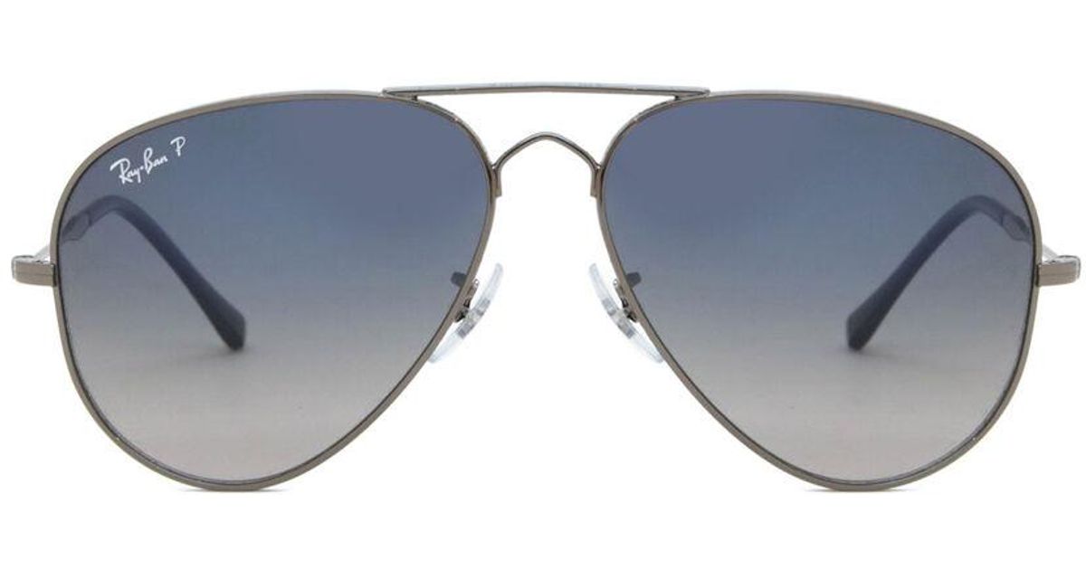 Ray-Ban Ray-Ban Rb3825 Old Aviator Polarized 004/78 in Grey | Lyst UK