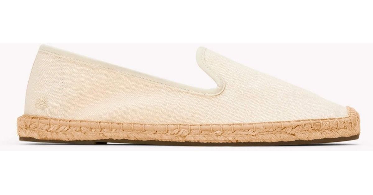 Soludos Smoking Espadrille | Linen Color | Ivory - Tonal in Natural | Lyst