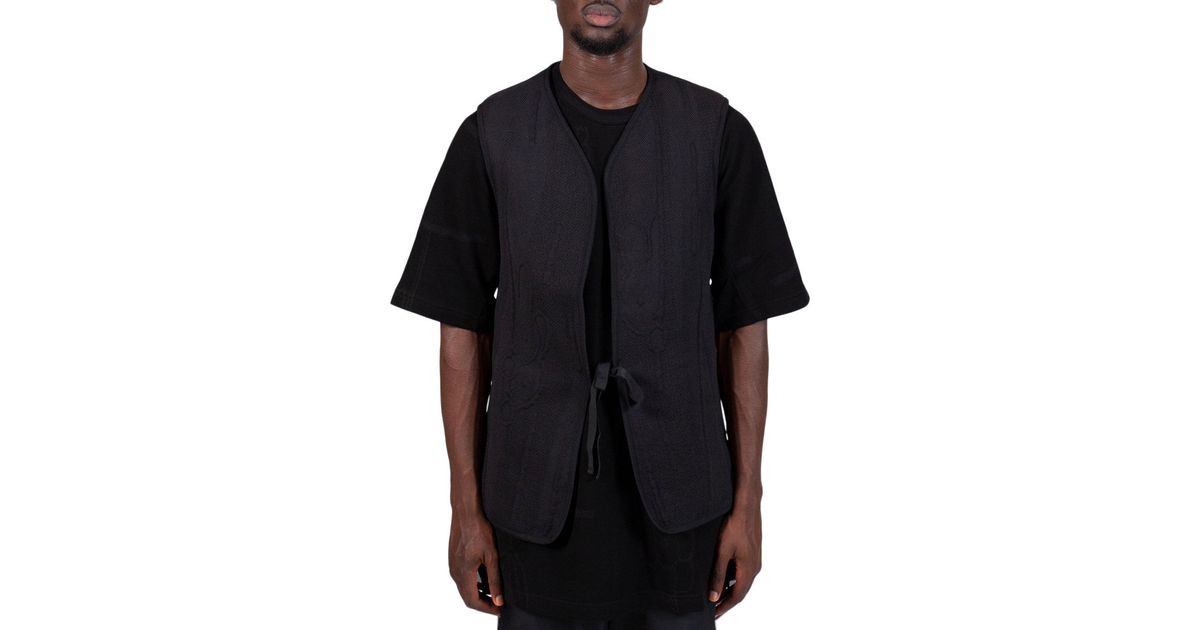BYBORRE Synthetic Open Back Vest in Black for Men | Lyst