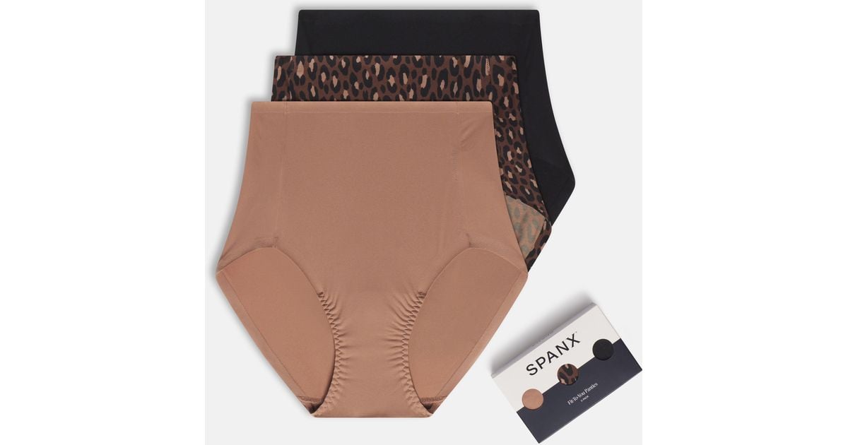 Spanx Smoothtm Fit-to-you Brief 3-pack Box in White | Lyst