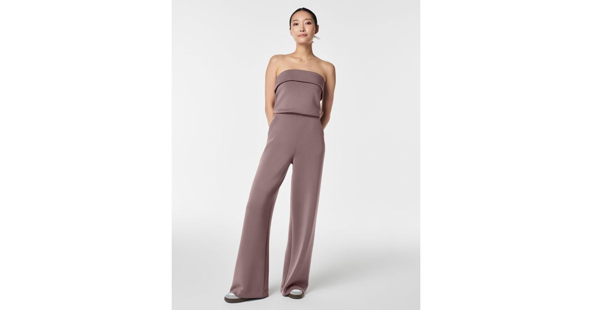Spanx ® Airessentials Strapless Jumpsuit in Purple | Lyst