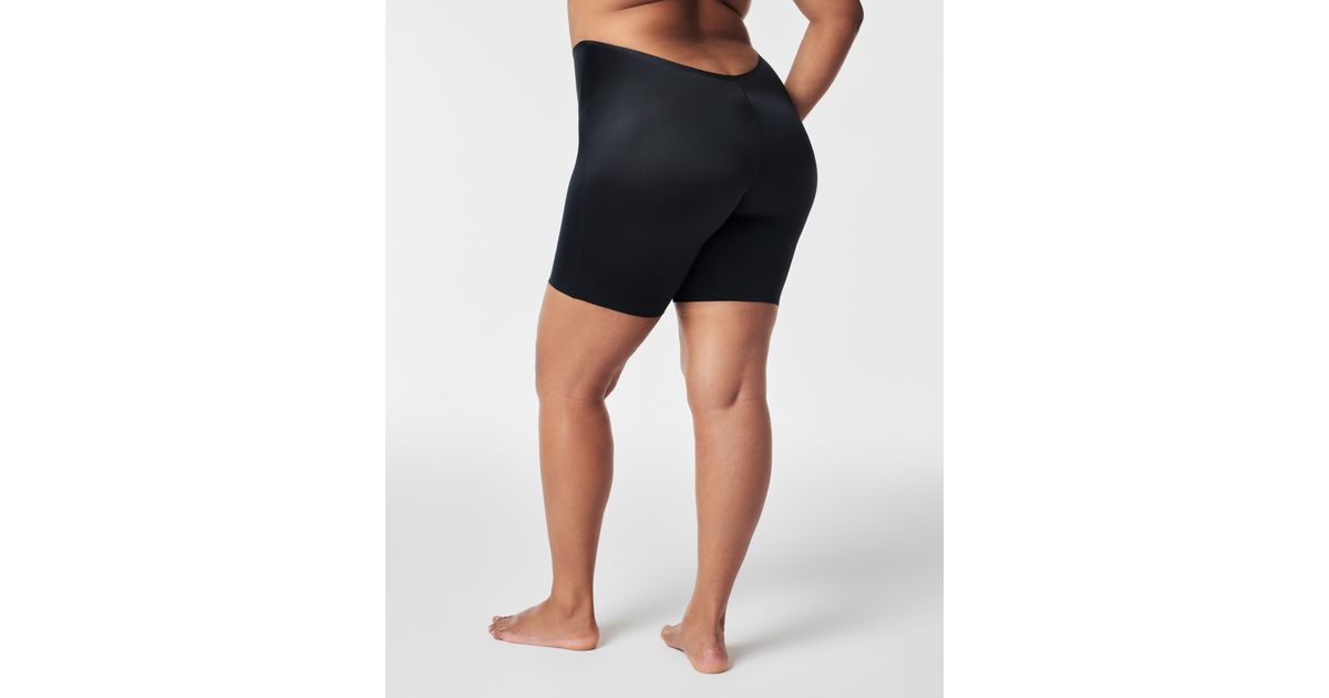 Spanx Shapetm Suit Your Fancy Low-back Mid-thigh Short in Blue | Lyst