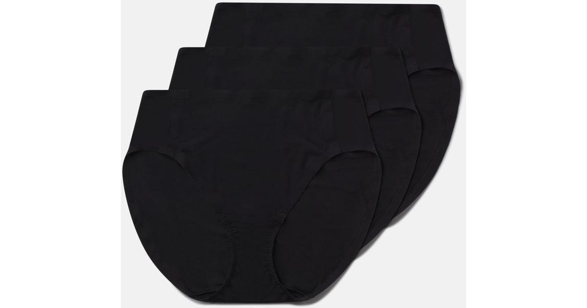 Spanx ® Fit-to-you Modal High-leg Brief 3-pack Box in Black | Lyst