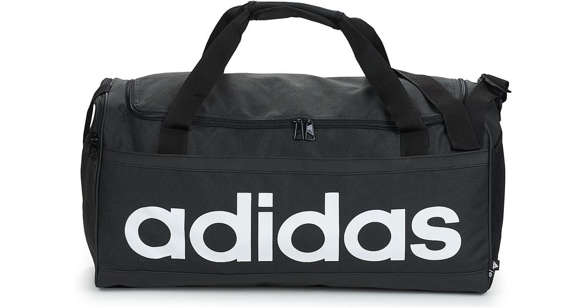 adidas Sporttas Linear Duffel M in het Zwart | Lyst NL