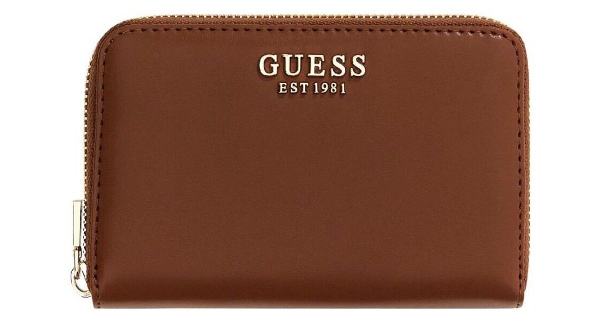 Portefeuille Guess en coloris Marron | Lyst