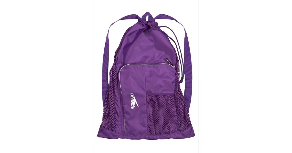 Speedo Deluxe Ventilator Mesh Bag in Purple | Lyst