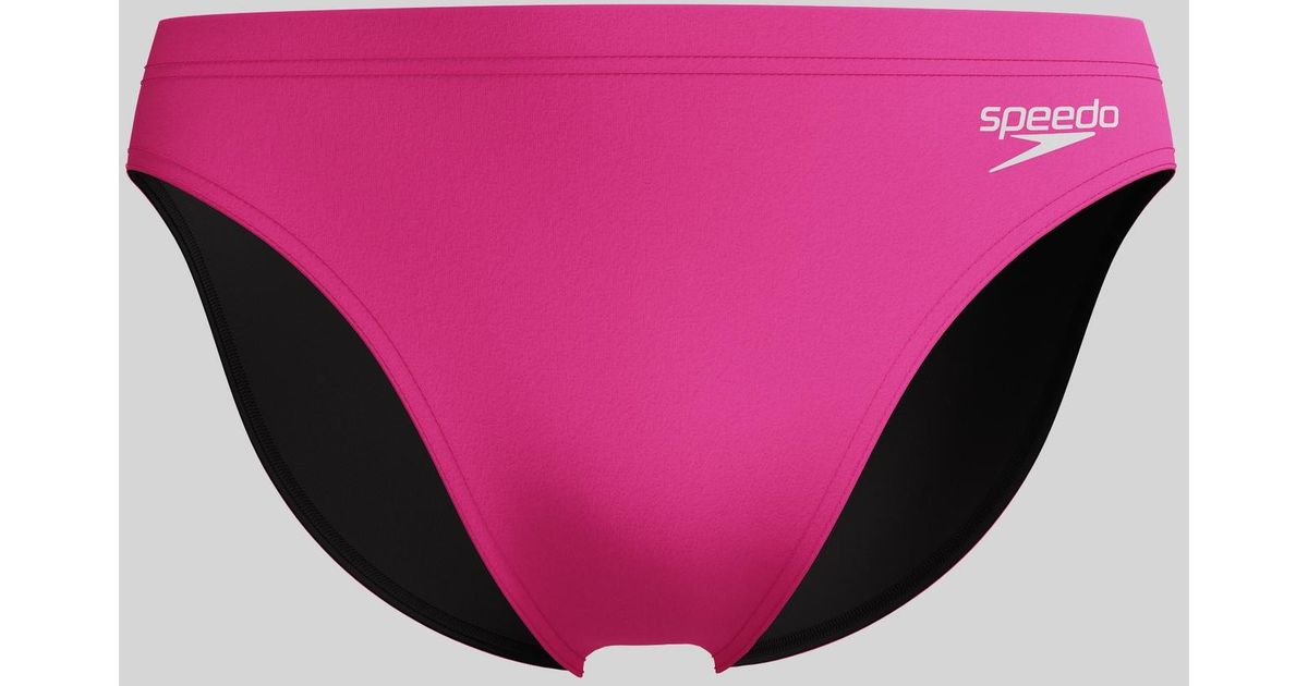 Speedo Solid Beachstar 2" Brief in Pink for Men | Lyst