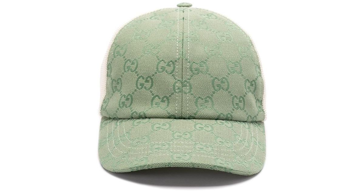 Gucci 'Rudy' Baseball Hat in Green for Men | Lyst