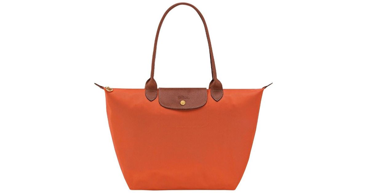 Longchamp 'Le Pliage Original' Large Tote Bag in Red | Lyst UK