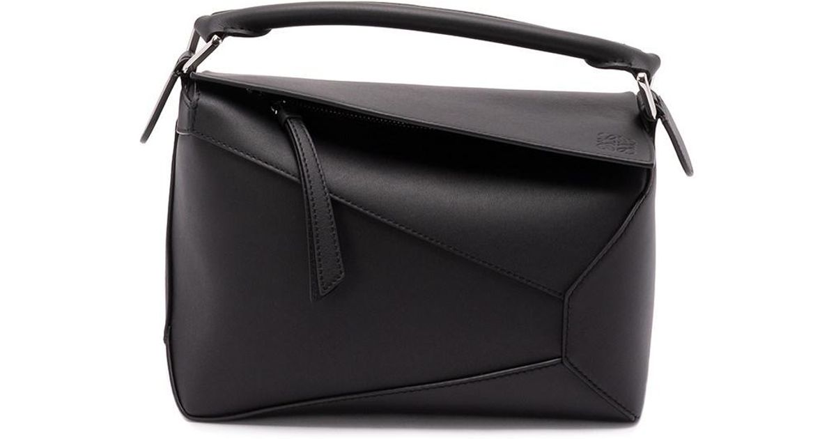 Loewe 'Puzzle Edge' Small Bag in Black | Lyst UK