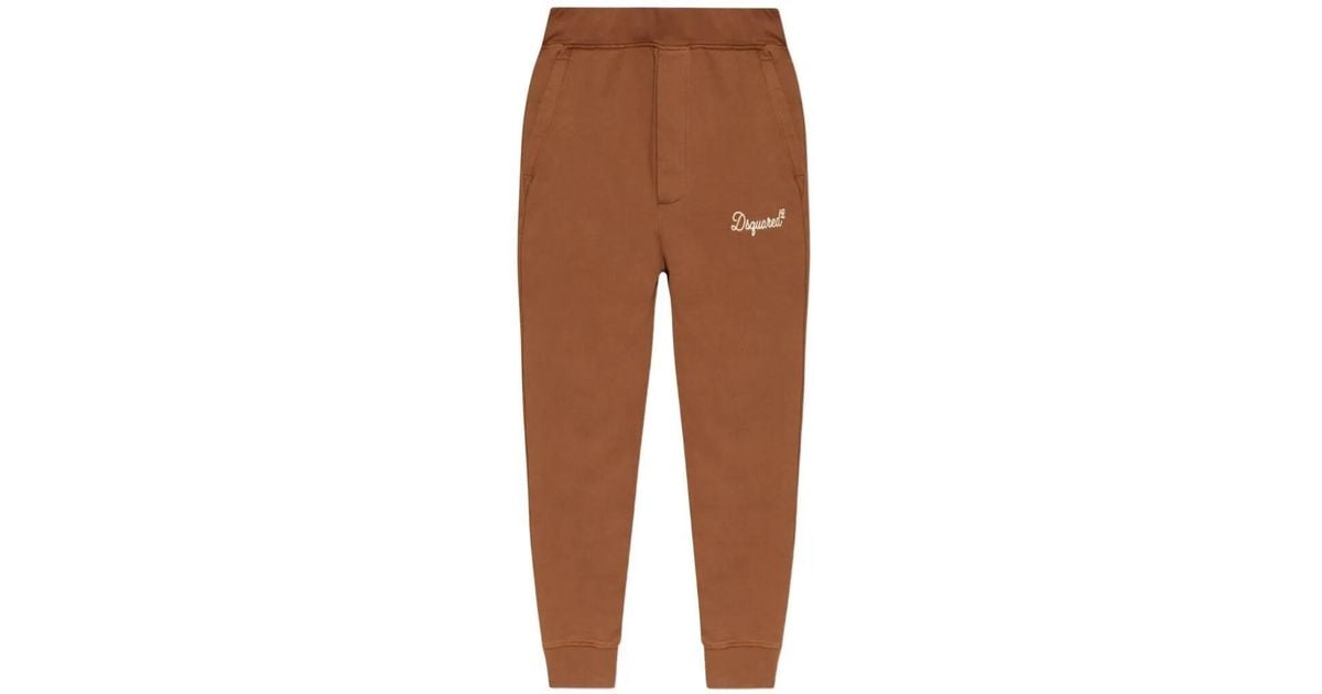 DSquared² 'Relax Dean' Pants in Brown for Men | Lyst UK