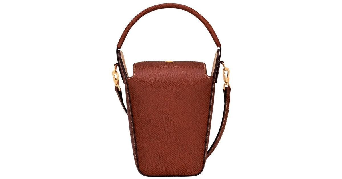 Longchamp 'Epure' Extra Small Popcorn Bag in Red | Lyst