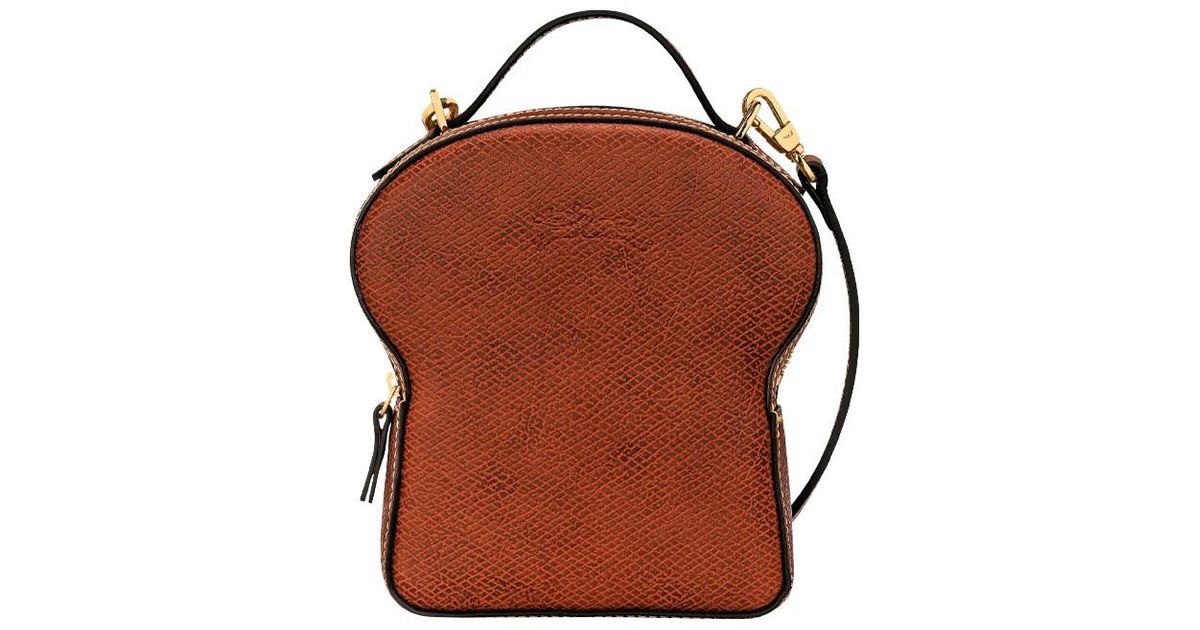 Longchamp 'Epure' Toast Bag in Brown | Lyst