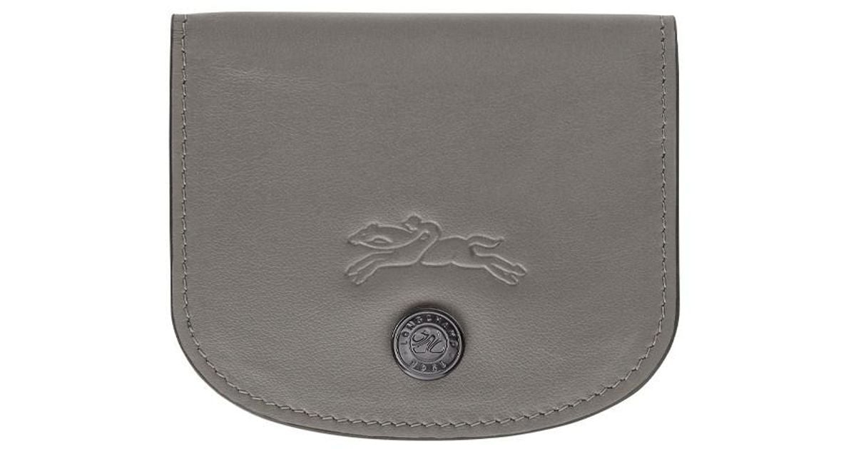 Longchamp 'Le Pliage Xtra' Card Holder in Gray | Lyst