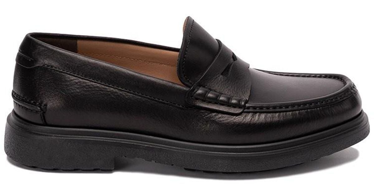 Ferragamo `pittsburgh Penny` Loafers in Black for Men | Lyst