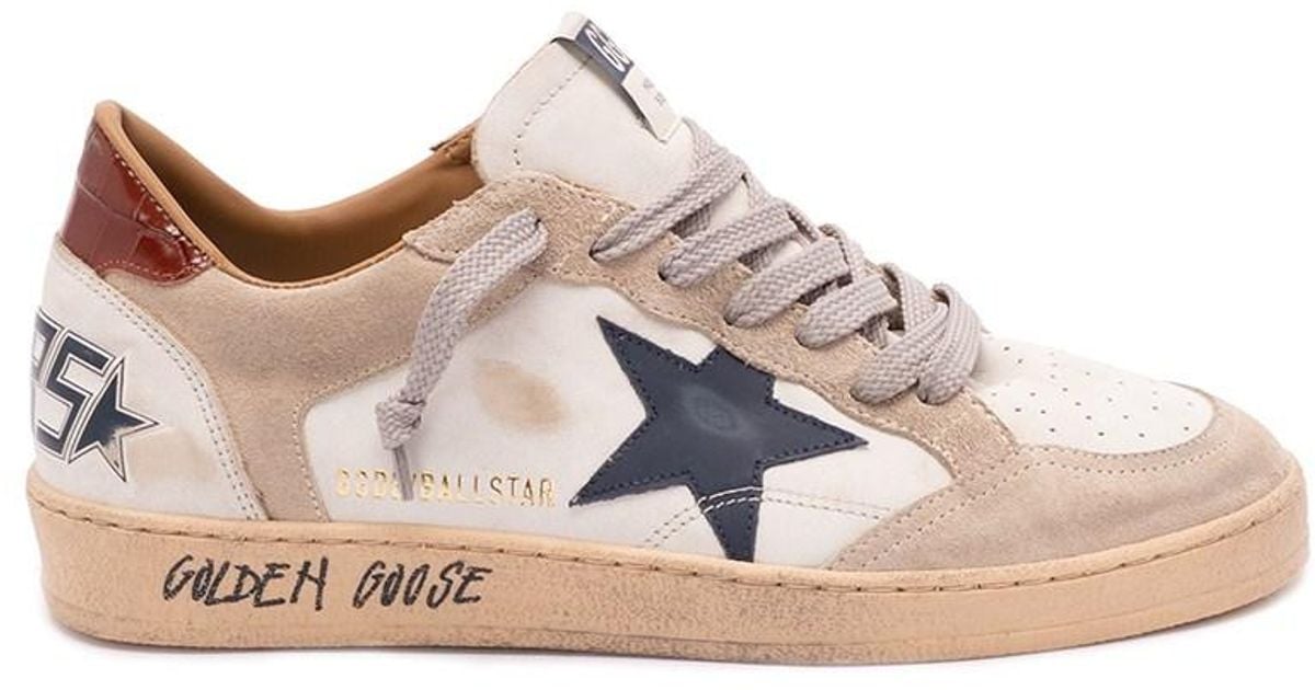 Golden Goose 'Ball Star' Sneakers in Pink for Men | Lyst UK