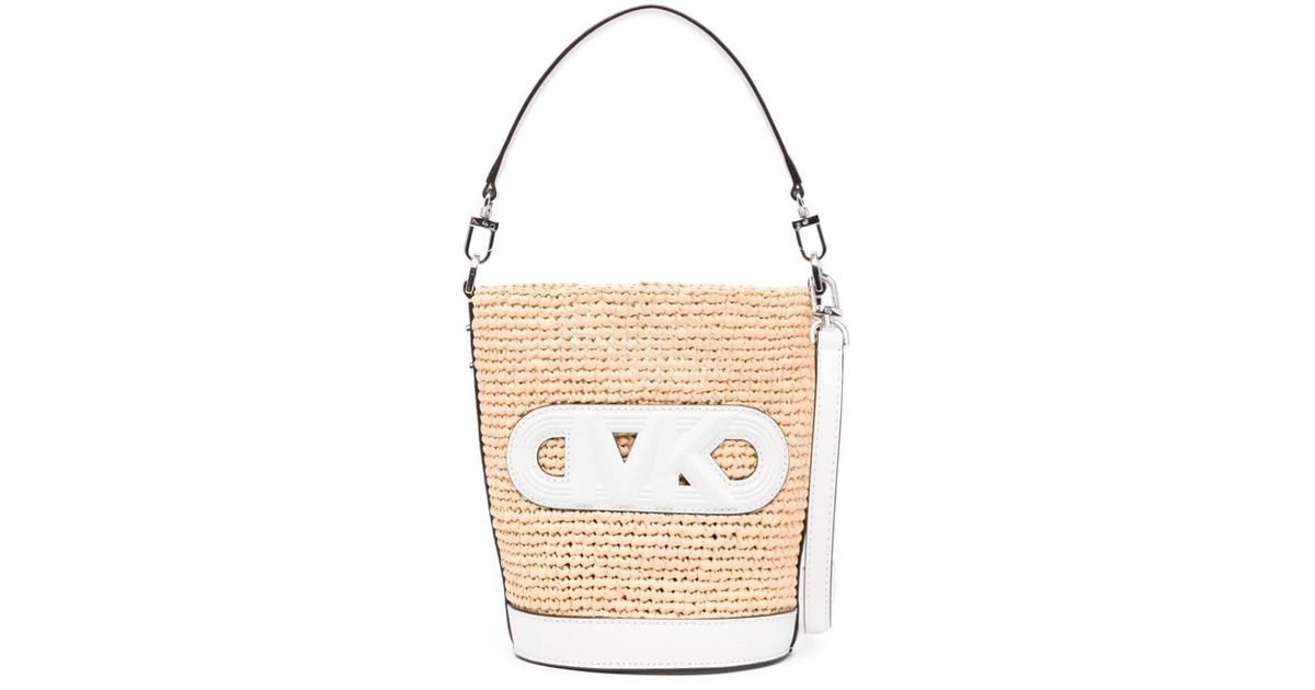 Michael Kors `Townsend` Small Convertible Bucket Crossbody Bag in White ...