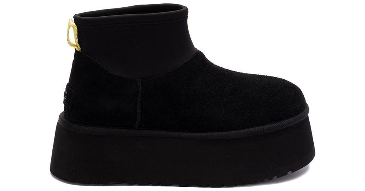 UGG `Classic Mini Dipper` Boots in Black | Lyst