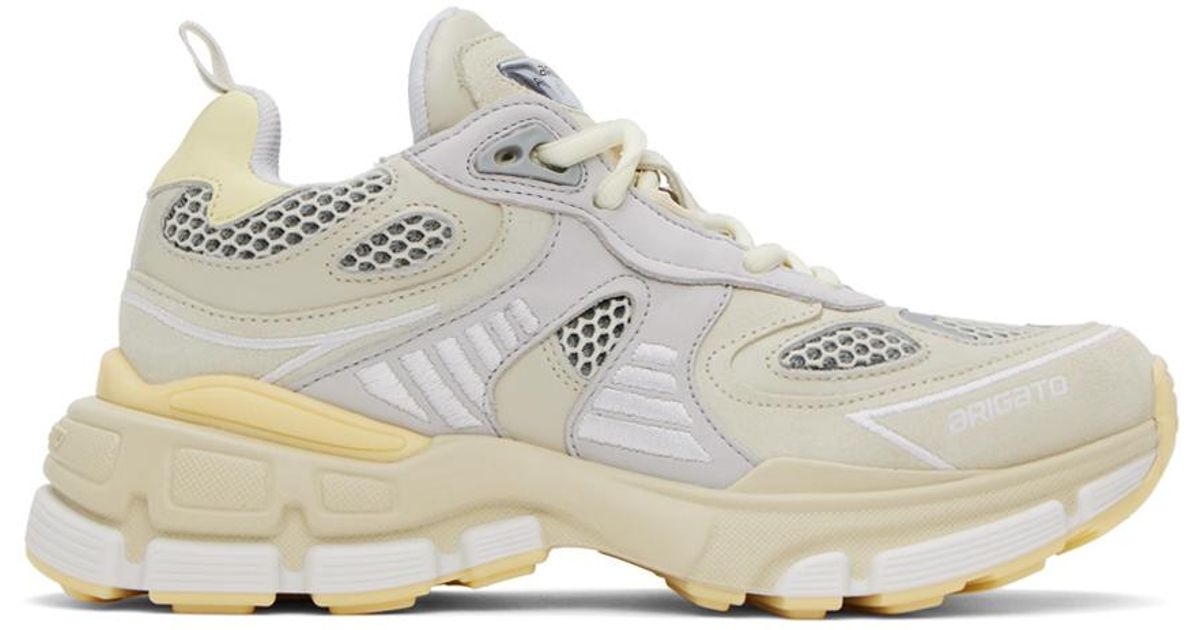 Axel Arigato Beige Sphere Runner Sneakers in Black | Lyst