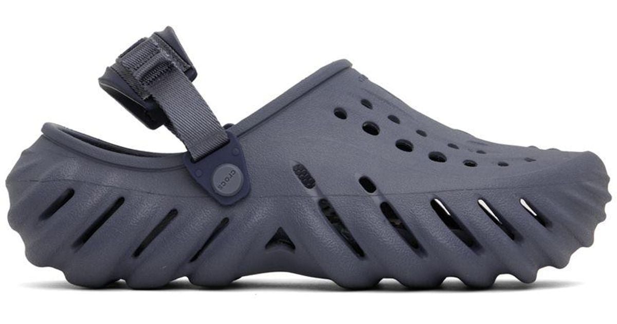 Crocs™ Gray Echo Clogs in Black for Men | Lyst