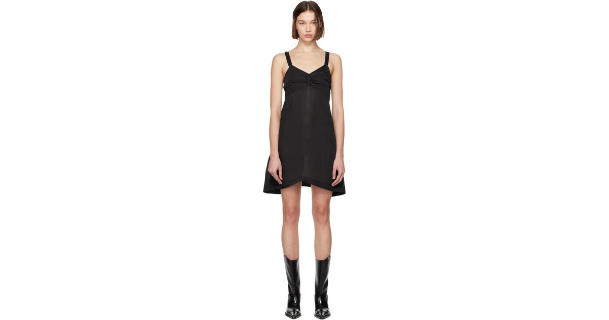 Our Legacy Apron Minidress in Black | Lyst