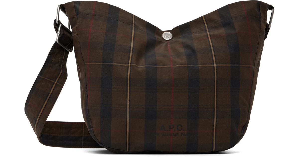 A.P.C. Journal Small Satchel Bag in Black for Men | Lyst UK