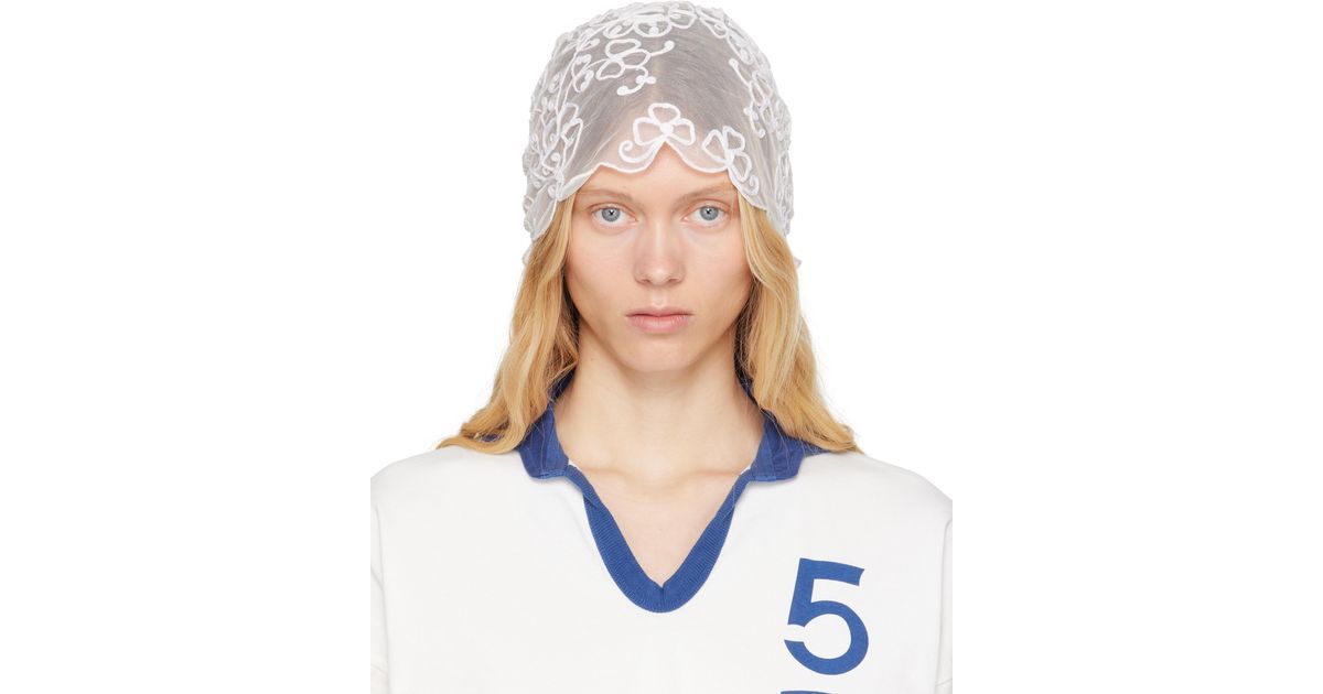 Bode Middlemist Veil in Blue | Lyst