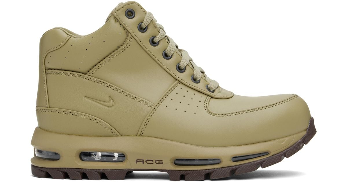 Nike Khaki Air Max Goadome Boots in Black for Men | Lyst