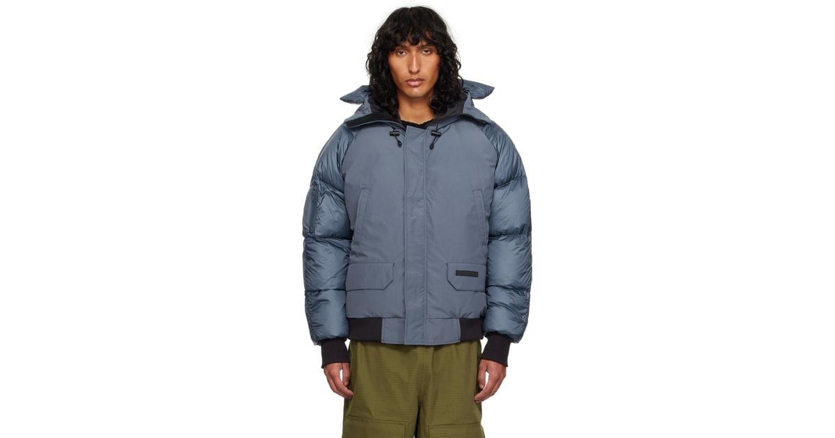 Canada Goose Label' Paradigm Chilliwack Bomber Down Jacket in Blue for ...