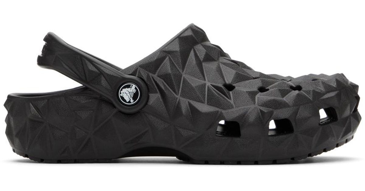 Crocs™ Classic Geometric Clogs in Black for Men | Lyst