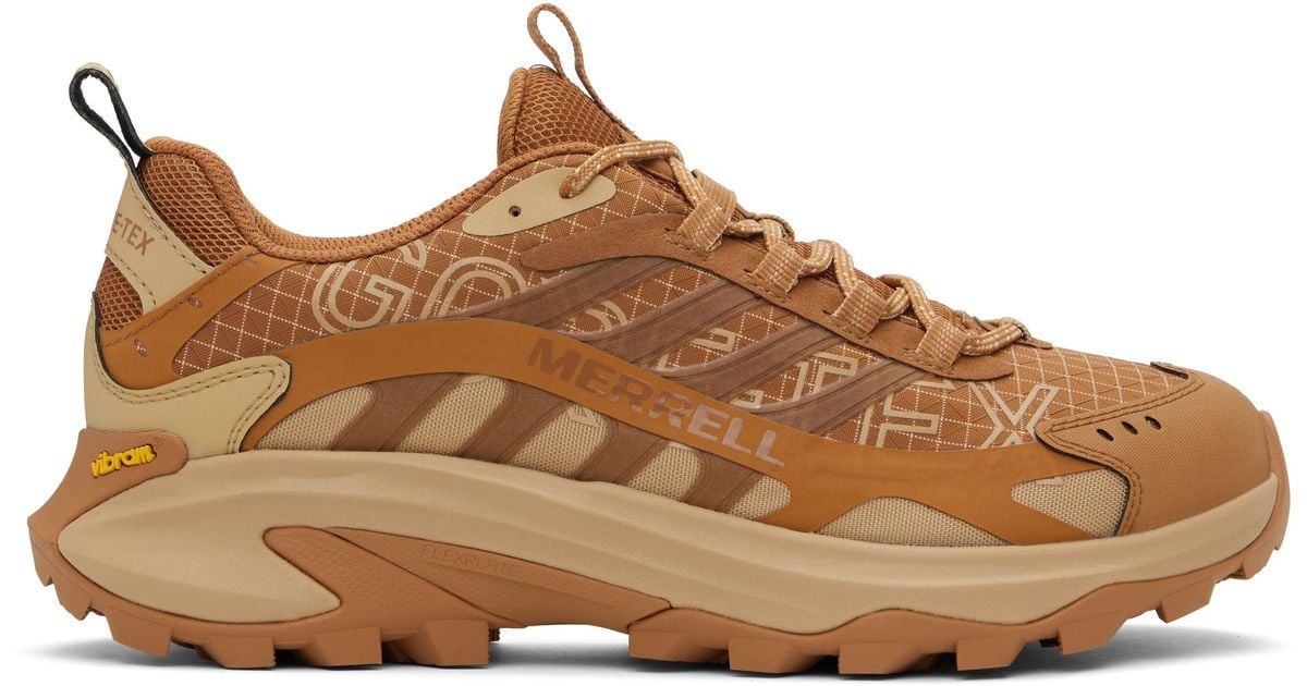 Merrell Tan Moab Speed 2 Gore-Tex Bl Sneakers in Black for Men | Lyst