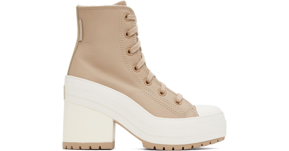 Converse Tan Chuck 70 De Luxe Weatherized Boots in Natural | Lyst UK