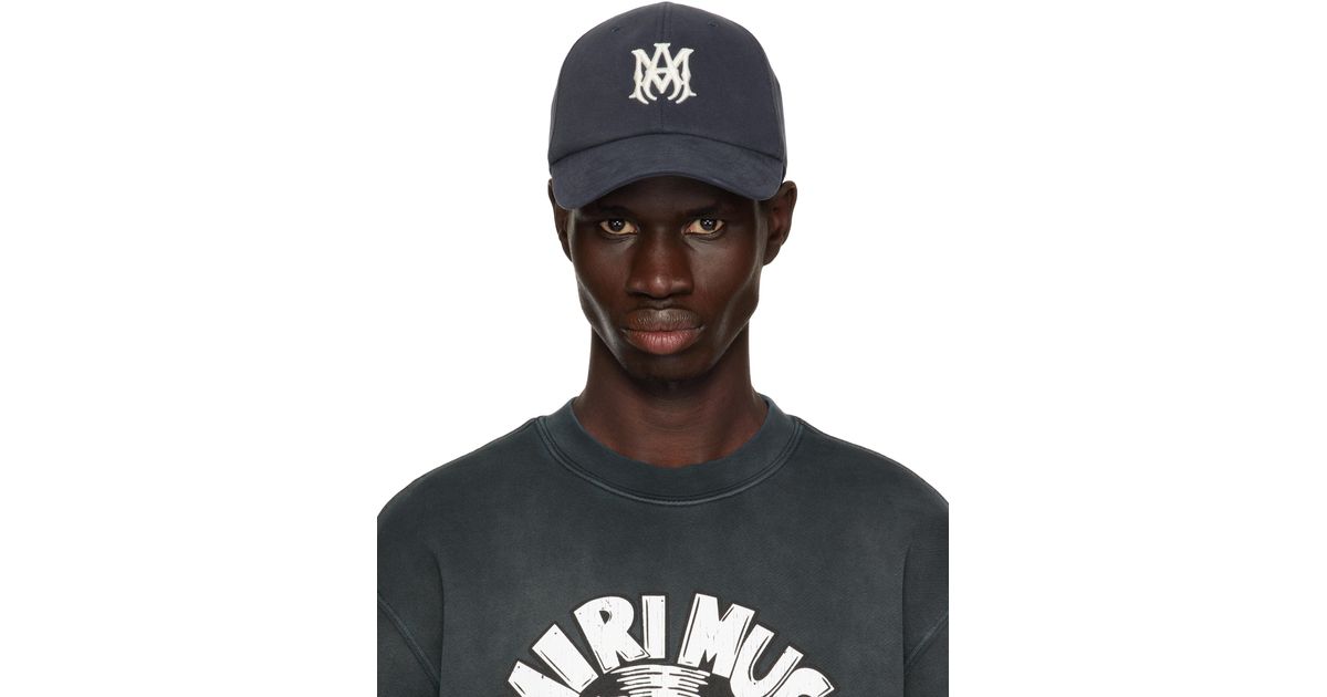 Amiri Canvas 'Ma' Cap in Black for Men | Lyst