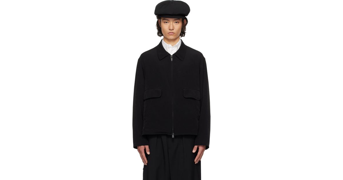 Yohji Yamamoto Ta Tuxedo Fastener Jacket in Black for Men | Lyst