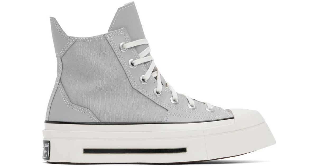 Converse Chuck 70 De Luxe Squa High Top Sneakers in Black for Men | Lyst
