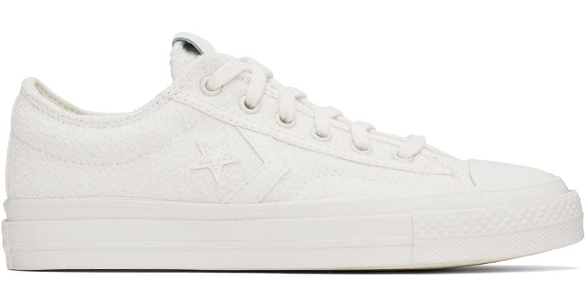 Converse Star Player 76 Monochrome Low Top Sneakers in Black for Men | Lyst