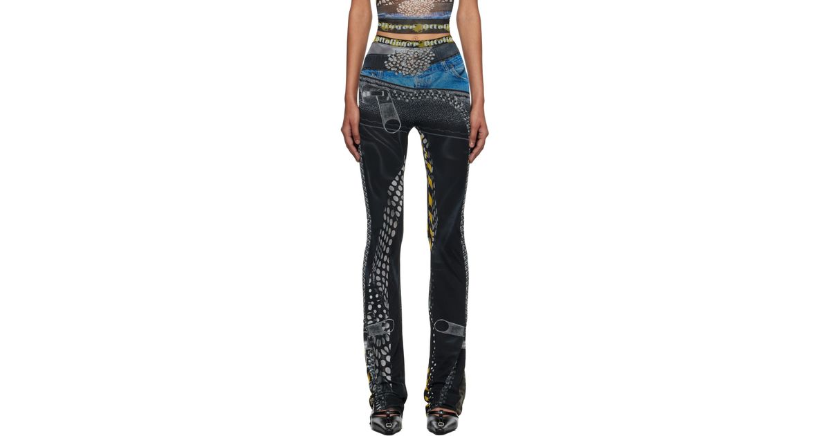 OTTOLINGER Off- Mesh Lounge Pants in Blue | Lyst UK